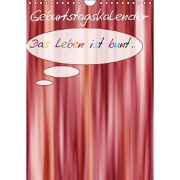 Calvendo Geburtstags-Bastelkalender (Wandkalender immerw&auml;hrend DIN A4 hoch)