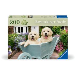 RAVENSBURGER VERLAG Ravensburger Puzzle 12001368 - Golden Retriever - 200 Teile Hunde-Puzzle f&uuml;r &auml;lt...