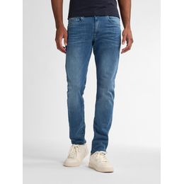 Herren Slim-fit-Jeans "Seaham", blau, Gr. 33, PETROL INDUSTRIES, Obermaterial: 94% Baumwolle, 3% Elasthan, 3% Polyester, Jeans