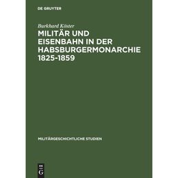 Milit&auml;r und Eisenbahn in der Habsburgermonarchie 1825-1859