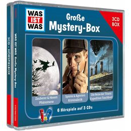 WAS IST WAS 3-CD H&ouml;rspielbox. Gro&szlig;e Mystery-Box