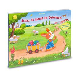 Schau, da kommt der Osterhase!