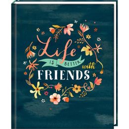 Coppenrath Freundebuch - Handlettering - Life is better with friends