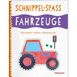 Tessloff Verlag Schnippel-Spa&szlig;. Fahrzeuge. Schneiden - Malen - Nachspuren