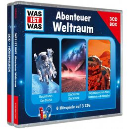 Tessloff Verlag WAS IST WAS 3-CD-H&ouml;rspielbox Abenteuer Weltraum