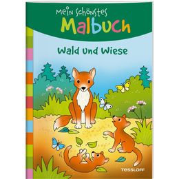 Tessloff Verlag Mein sch&ouml;nstes Malbuch. Wald und Wiese