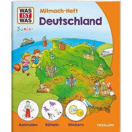 Tessloff Verlag WAS IST WAS Junior Mitmach-Heft Deutschland