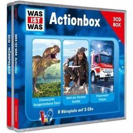 Tessloff Verlag WAS IST WAS 3-CD-H&ouml;rspielbox "Action und Abenteuer"