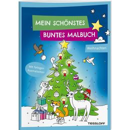 Tessloff Verlag Mein sch&ouml;nstes buntes Malbuch. Weihnachten