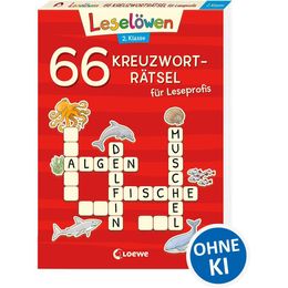 66 Kreuzwortr&auml;tsel f&uuml;r Leseprofis - 2. Klasse (Rot)
