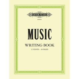 Peters Music Writing Book