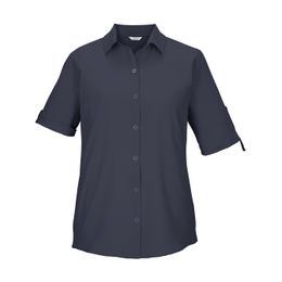 Killtec Damen Funktionshemd "KOS 85 WMN WVN SHRT"nachtblau, Gr. 38, Obermaterial: 100% Polyester, Hemden, Schnelltrocknende Bluse, krempelbare &Auml;rmel,