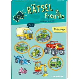 Tessloff Verlag Achtung Achtung R&auml;tselfreu(n)de. Kindergartenkinder. Fahrzeuge
