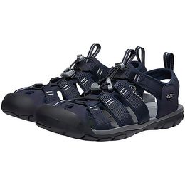 Keen Herren Sandale "CLEARWATER CNX", Gr. 44,5, blau, Synthetik, Schuhe, waschbar,schnelltrocknend, Zehenschutz, sto&szlig;d&auml;mpfend