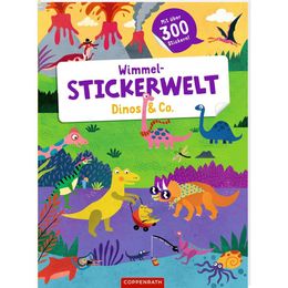 Coppenrath Wimmel-Stickerwelt - Dinos & Co.