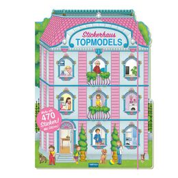 Tr&ouml;tsch Stickerbuch Mein glitzerndes Stickerhaus