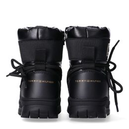 Tommy Hilfiger M&auml;dchen Winterboots, Gr. 30schwarz, Textil, Schuhe, Snowboots, Kinderstiefel mit Warmfutter
