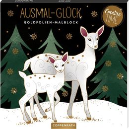 Coppenrath Ausmal-Gl&uuml;ck Goldfolien-Malblock