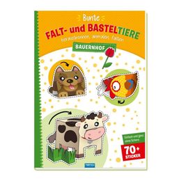 Tr&ouml;tsch Bastelbuch Bunte Falt- und Basteltiere - Bauernhof