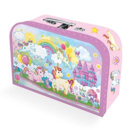 Tr&ouml;tsch Kinderkoffer gro&szlig; Einhornwelt