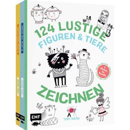 124 lustige Figuren und Tiere zeichnen