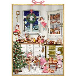 Coppenrath Zettel-Adventskalender - Nostalgische Weihnachtsb&auml;ckerei