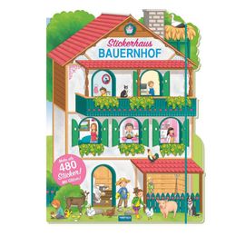 Tr&ouml;tsch Stickerbuch Stickerhaus Bauernhof