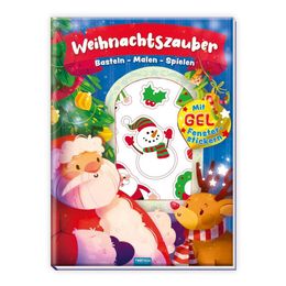 Tr&ouml;tsch Besch&auml;ftigungsbuch Malbuch Weihnachtszauber mit Stickern