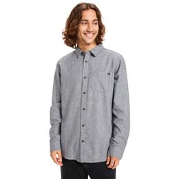 Quiksilver Herren Langarmhemd "Motherfly Heather"india ink, Gr. M, Obermaterial: 100% Walkfrottier;, Hemden