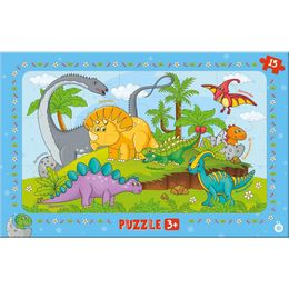 Tr&ouml;tsch Rahmenpuzzle Dinosaurier