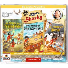 Coppenrath CD-H&ouml;rspiel: K&auml;pt'n Sharky - Die zweite Piratenbox (3 CDs)