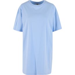 DEF Damen Shirtkleid "DEF DEF Mini Kleider", blau, Gr. S, unifarben, 100% Baumwolle, Kleider