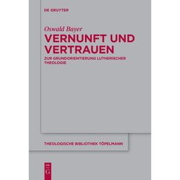 De Gruyter Vernunft und Vertrauen
