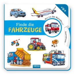 Tr&ouml;tsch Pappbilderbuch Finde die Fahrzeuge