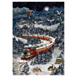 Coppenrath Wand-Adventskalender &raquo;Weihnachtsexpress in Winterlandschaft&laquo;