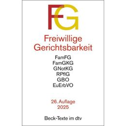 dtv Verlagsgesellschaft Freiwillige Gerichtsbarkeit. FG