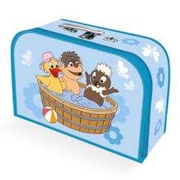 Tr&ouml;tsch Kinderkoffer Pittiplatsch Wanne gro&szlig;,Pappkoffer, Koffer aus Pappe, Gesch...