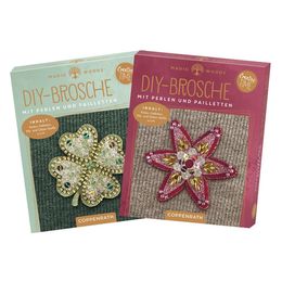 Coppenrath DIY-Broschen mit Perlen und Pailletten