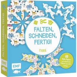 Bastelblock: Falten, Schneiden, fertig! - Tiere