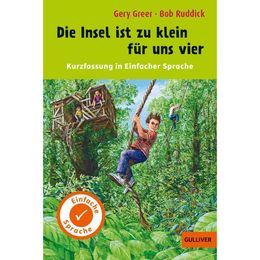 Kurzfassung in Einfacher Sprache. Die Insel ist zu klein f&uuml;r uns vier