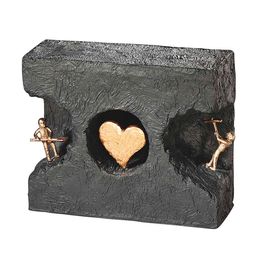Bronzeskulptur &raquo;Zueinander finden&laquo;