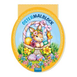 Tr&ouml;tsch Ostermalblock mit Glitzerstein