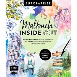 Malbuch Inside Out: Watercolor Europareise