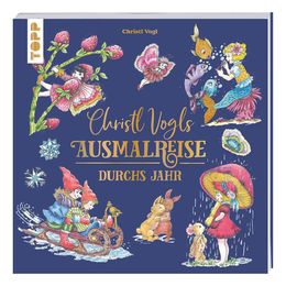 Malbuch &raquo;Christl Vogls Ausmalreise - Durchs Jahr&laquo;