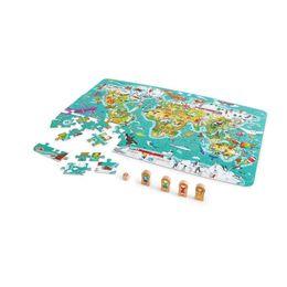 TOYNAMICS EUROPE GMBH "2-in-1-Weltreise" Puzzle und Spiel / 105 Teile