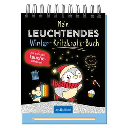 Mein leuchtendes Winter-Kritzkratz-Buch
