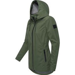 Ragwear Damen Kurzmantel "Zuzka Sport", gr&uuml;n, Basic, Gr. M, Obermaterial: 100% Polyester. Innenfutter: 100% Polyester, M&auml;ntel, Wasserdichter kurzer