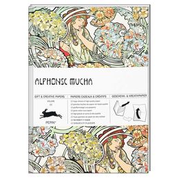 Geschenkpapierbuch &raquo;Alphonse Mucha&laquo;