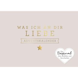 Riva Verlag Was ich an dir liebe - Adventskalender