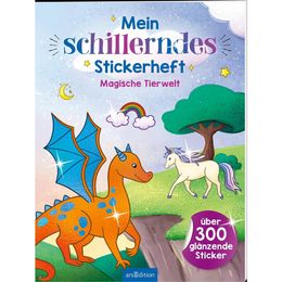 Mein schillerndes Stickerheft - Magische Tierwelt